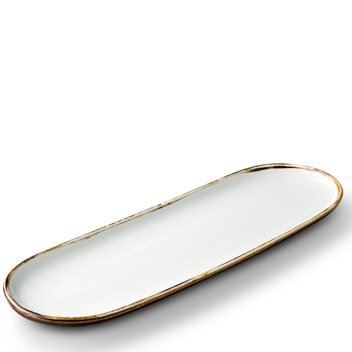 Mocha & Cream 15” Oval Plate – Spirit Wares Wholesale